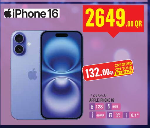 APPLE iPhone 16 in Monoprix Qatar - Al Rayyan | D4D Online