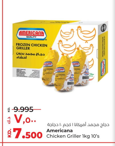 AMERICANA Frozen Whole Chicken in Lulu Hypermarket Kuwait - Kuwait City ...